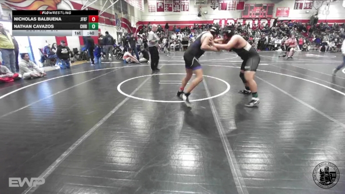 215 lbs Cons. Round 2 - Nathan Cavazos, Christopher vs Nicholas ...
