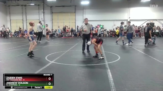 72 lbs Round 7 (8 Team) - Andrew Dolson, FL Scorpions vs Zaiden Ewis ...