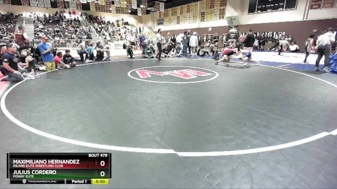 74 lbs Cons. Semi - Maximiliano Hernandez, Inland Elite Wrestling Club ...