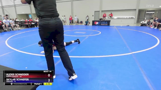 120 lbs Placement Matches (8 Team) - Alexis Schneider, North Dakota vs ...