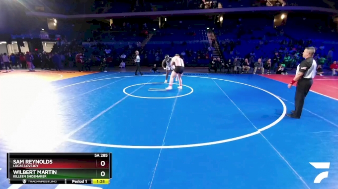 5A 285 lbs 1st Place Match - Sam Reynolds, Lucas Lovejoy vs Wilbert ...