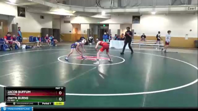 87 lbs 2nd Wrestleback (16 Team) - Jacob Buffum, Virginia vs Owyn Burns ...
