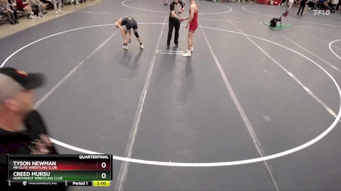 144 lbs Quarterfinal - Tyson Newman, MN Elite Wrestling Club vs Creed ...