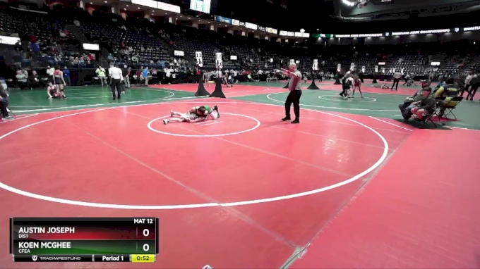110 lbs Cons. Round 2 - Austin Joseph, DIS1 vs Koen McGhee, CFEA