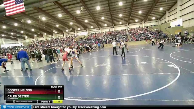 144 lbs Champ. Round 2 - Caleb Deeter, Stansbury vs Cooper Nelson, Uintah