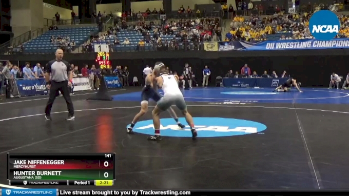 141 lbs Cons. Round 3 - Hunter Burnett, Augustana (SD) vs Jake ...