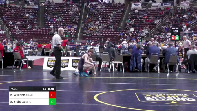 114 lbs Consolation - Kaedyn Williams, Manheim Township vs Santino ...