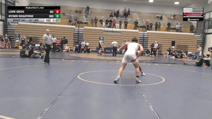 197 lbs Final - Luke Geog, Ohio State vs Ryder Rogotzke, Ohio State - UNATT