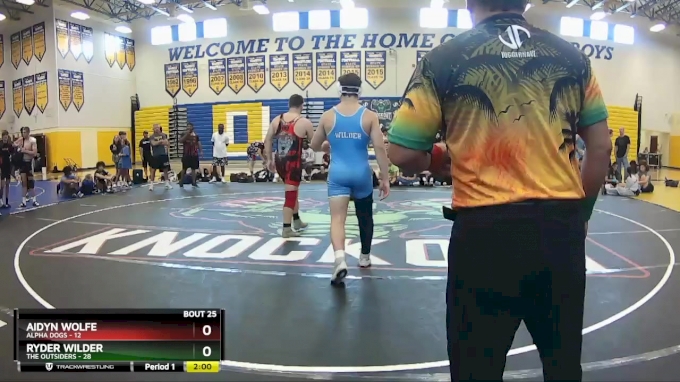 190 lbs Placement (16 Team) - Aidyn Wolfe, Alpha Dogs vs Ryder Wilder ...
