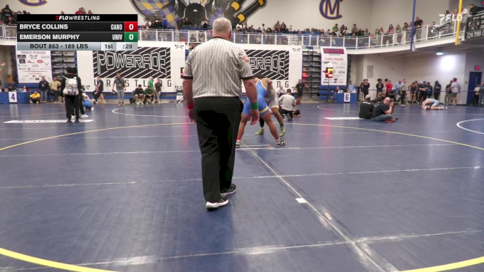 189 lbs Consy 4 - Bryce Collins, Canon-McMillan vs Emerson Murphy ...