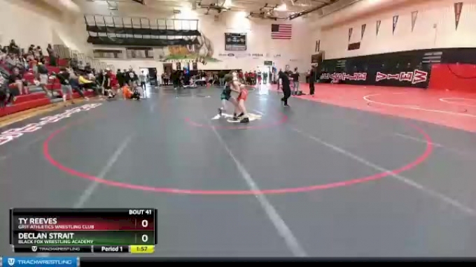 113 lbs Quarterfinal - Ty Reeves, GRIT Athletics Wrestling Club vs ...