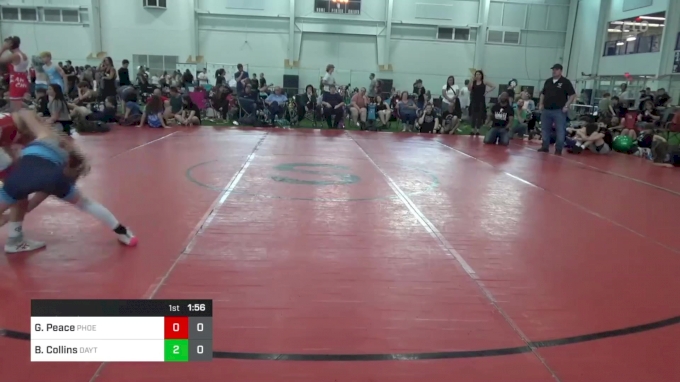 75 lbs Semifinal - Gabe Peace, Phoenix W.C. vs Barrett Collins, Dayton ...