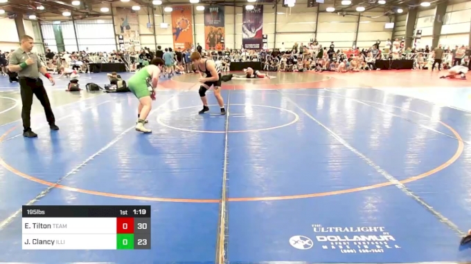 195 lbs Rr Rnd 3 - Evan Tilton, Team Iron Bear vs Jack Clancy, Illinois ...