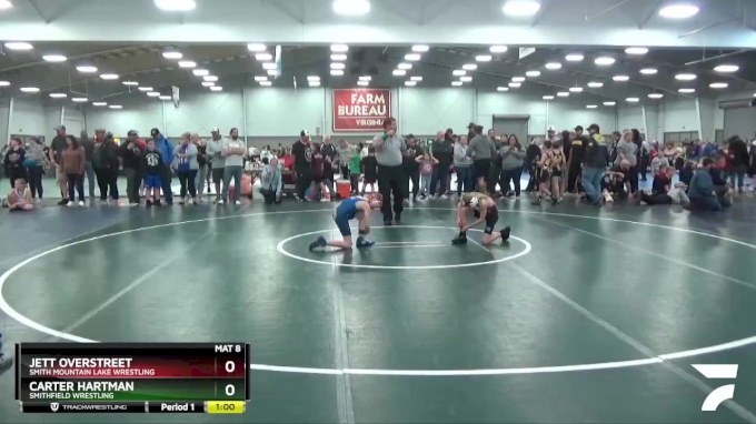 63 lbs Champ. Round 2 - Carter Hartman, Smithfield Wrestling vs Jett ...