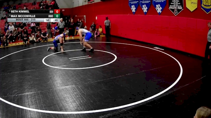 215 lbs 7th Place Match - Seth Kimmel, Berlin Brothersvalley Hs vs Max ...