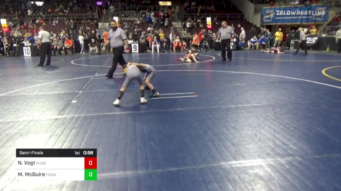 51 lbs Semifinal - Noah Vogt, Phoenix W.C. vs Micky McGuire, Franklin ...