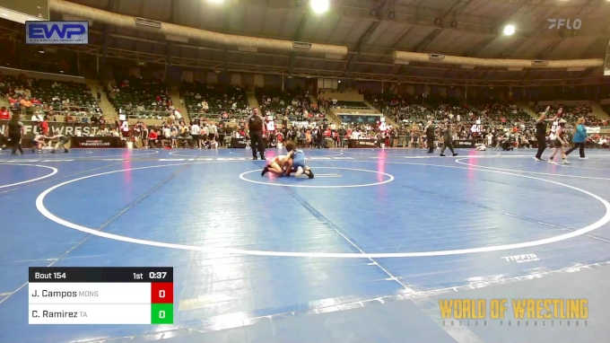 58 lbs 3rd Place - Julian Campos, Monster Garage vs Camila Ramirez, Team Aggression