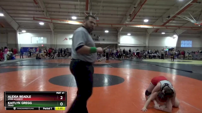 125 lbs Champ. Round 3 - Alexia Beadle, Spire Academy vs Kaitlyn Gregg ...