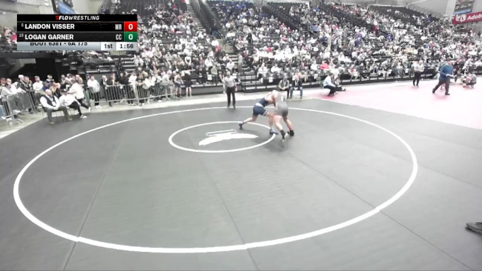 6A 175 lbs 5th Place Match - Logan Garner, Corner Canyon vs Landon ...