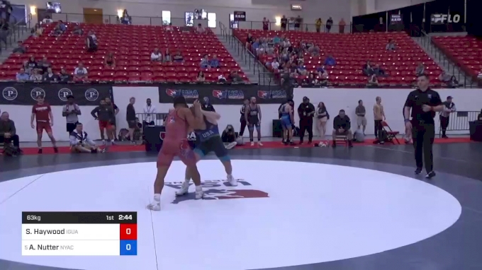 63 kg Cons 8 #2 - Savion Haywood, Iguana Wrestling Club vs Aidan Nutter ...
