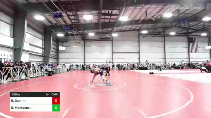 132 lbs Consi Of 32 #1 - Brandon Dean, NJ vs Brian Montanez, RI
