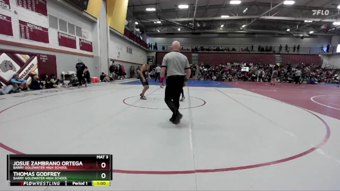 132 lbs Cons. Round 2 - Thomas Godfrey, Barry Goldwater High School vs ...