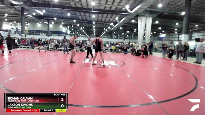 160 lbs 3rd Place Match - Roman Calvani, Riverheads Youth Wrestling vs ...