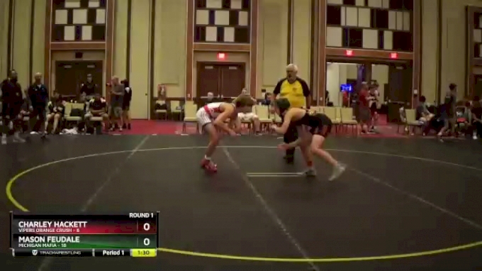 138 lbs Round 1 (6 Team) - Charley Hackett, Vipers Orange Crush vs ...