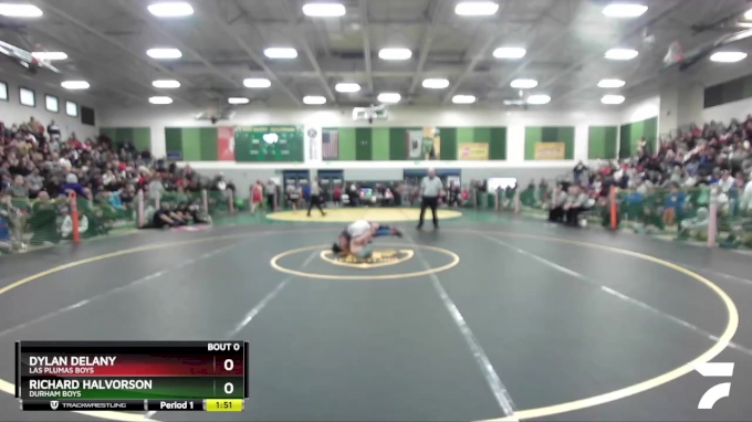 Boys 152 lbs 1st Place Match - Richard Halvorson, Durham Boys vs Dylan ...