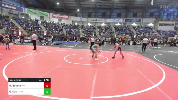 105 lbs Round Of 32 - Sonny Solano, Paa vs Eli Cuc, Glenwood Springs ...