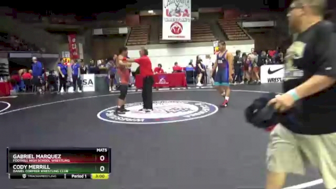 220 lbs Quarterfinal - Gabriel Marquez, Foothill High School Wrestling ...