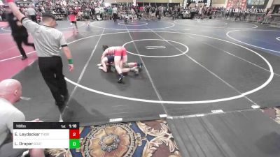 116 lbs Round Of 32 - Everest Leydecker, Thorobred WC vs Lance Draper ...