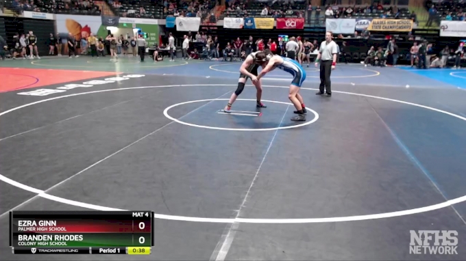 160 lbs Cons. Semi - Branden Rhodes, Colony High School vs Ezra Ginn ...