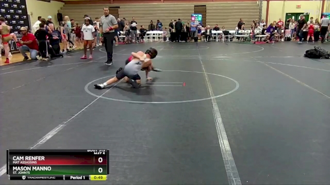 88 lbs Round 1 - Cam Renfer, MAT Assassins vs Mason Manno, St. John?s