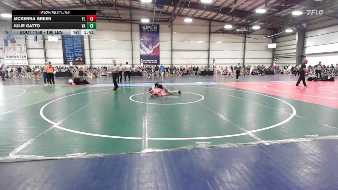 100 lbs Round Of 32 - McKenna Green, FL vs Julie Gatto, VA