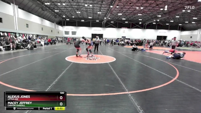 130 lbs Cons. Round 3 - Alexus Jones, Little Axe vs Macey Jeffrey ...