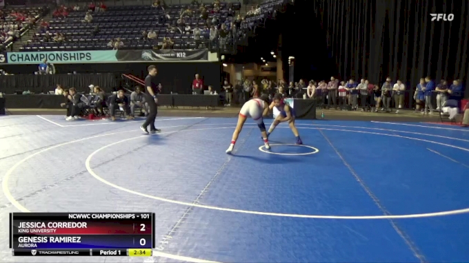 101 lbs Cons. Round 4 - Genesis Ramirez, Aurora vs Jessica Corredor ...
