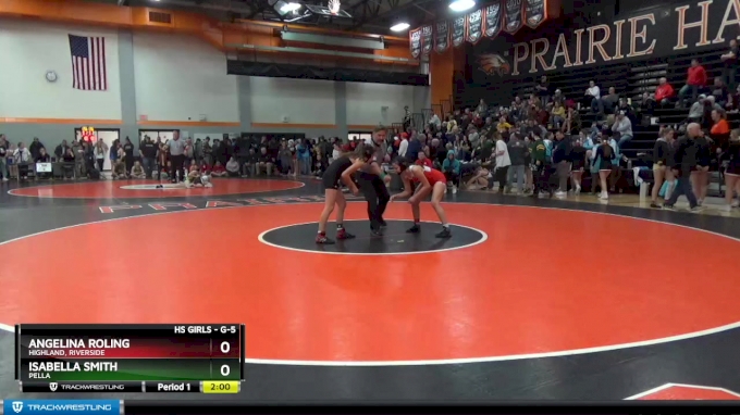 G-5 lbs Round 5 - Isabella Smith, Pella vs Angelina Roling, Highland ...