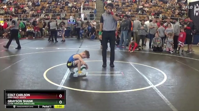 53 lbs Quarterfinal - Colt Carlson, Ohio Crazy Goats vs Grayson Shank ...