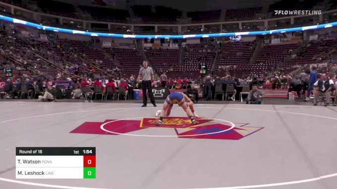 145 lbs Round Of 16 - Ty Watson, Penns Valley vs Mason Leshock, Line ...