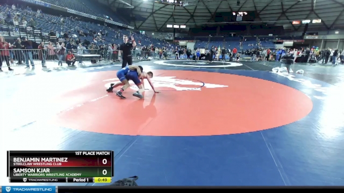 136 lbs 1st Place Match - Benjamin Martinez, Steelclaw Wrestling Club ...
