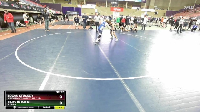 142-142 lbs Round 3 - Carson Baert, Florida vs Logan Stucker, Junkyard ...