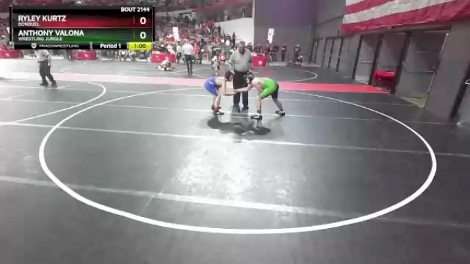 150 lbs Champ. Round 1 - Ryley Kurtz, Bonduel vs Anthony Valona ...