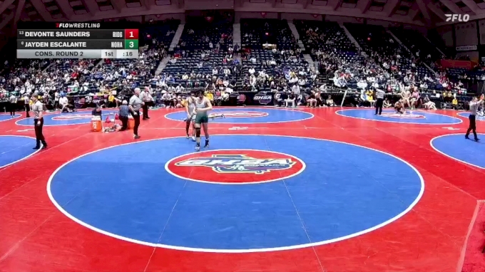 3A-150 lbs Cons. Round 2 - Jayden Escalante, North Hall vs Devonte ...