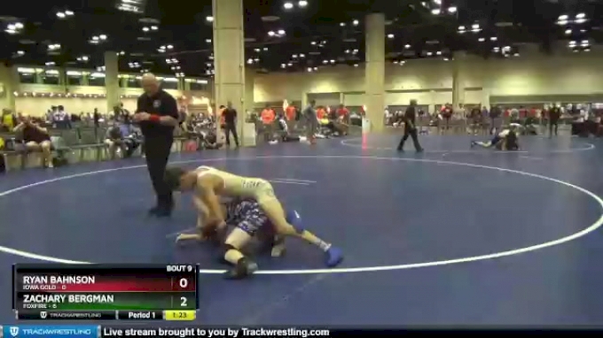 113 lbs Round 3 (8 Team) - Zachary Bergman, Foxfire vs Ryan Bahnson ...