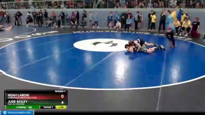 108 lbs Round 1 - Jude Bailey, Mat-Su Matmen vs Noah LaRow, MARATHON ...