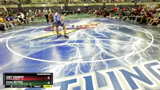 285 lbs Quarterfinals (8 Team) - Evan Becker, Saint Michael Albertville ...