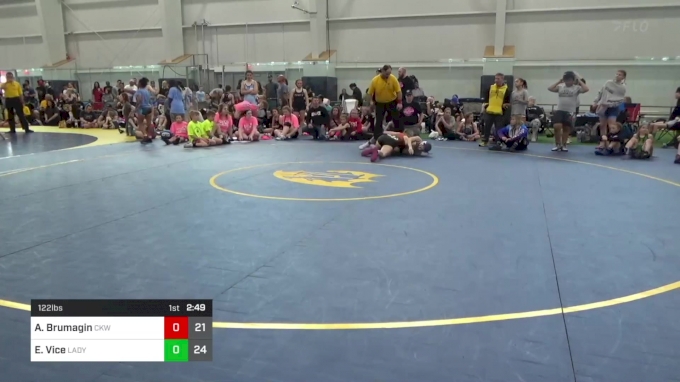 122 lbs Pools - Avery Brumagin, CKW Backyard Barbies vs Emma Vice, Lady ...