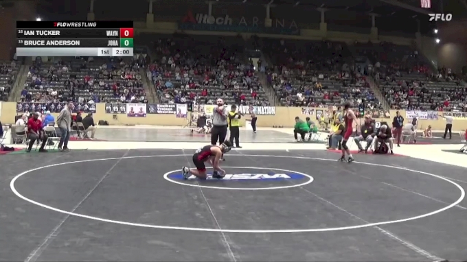 132 lbs Champ. Round 1 - Bruce Anderson, John Hardin vs Ian Tucker ...