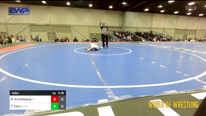 40 lbs Rr Rnd 3 - Noah Archibeque, Takedown Elite 9u vs Taylor Cary ...